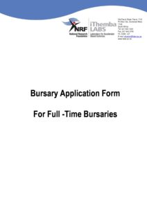 NRF iThemba LABS Bursary Application Form | Bursaries South Africa