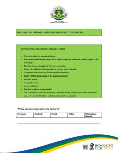 O.R. Tambo District Municipality Bursary Application Form | Bursaries ...