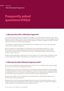Absa Fellowship FAQ’s | Bursaries South Africa