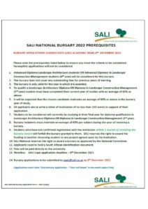 SALI Bursary Application Form 2022 | Bursaries South Africa