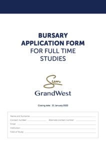 Grandwest Bursary Application Form 2022 | Bursaries South Africa