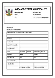 Mopani District Municipality Bursary Application Form 2022 | Bursaries ...