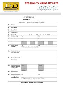 DVD Quality Mining Bursary Application Form 2022 | Bursaries South Africa