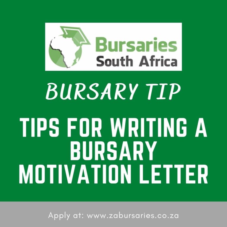 Bursary tip – tips for writing a bursary motivational letter ...