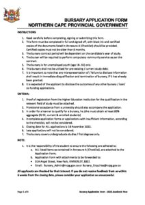 NCPG Bursary Application Form 2023 | Bursaries South Africa
