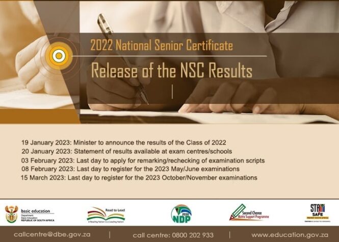 2022 Matric Results - How, When and Where to get your results