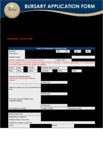 Bitou Municipality Bursary Application Form 2023 | Bursaries South Africa