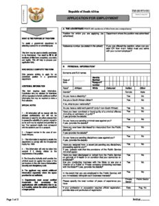 New Z83 Application Form | Bursaries South Africa