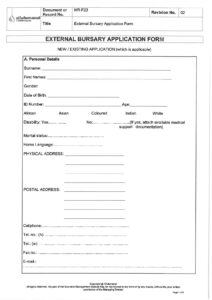 Silulumanzi Bursary Application Form 2024 | Bursaries South Africa