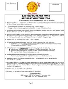 SACTWU Bursary Application Form 2024 | Bursaries South Africa