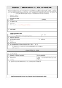 SAFRIPOL Community Bursary Application Form 2024 | Bursaries South Africa